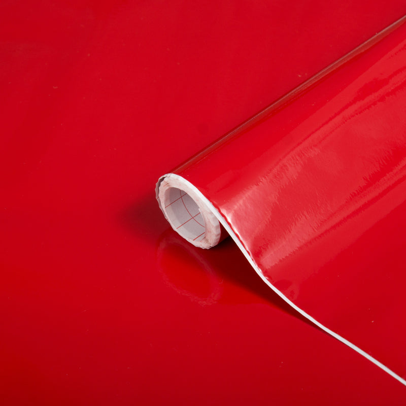 Red Gloss Vinyl | 450mm/m | Self Adhesive Vinyl – Vinyl Depot UK