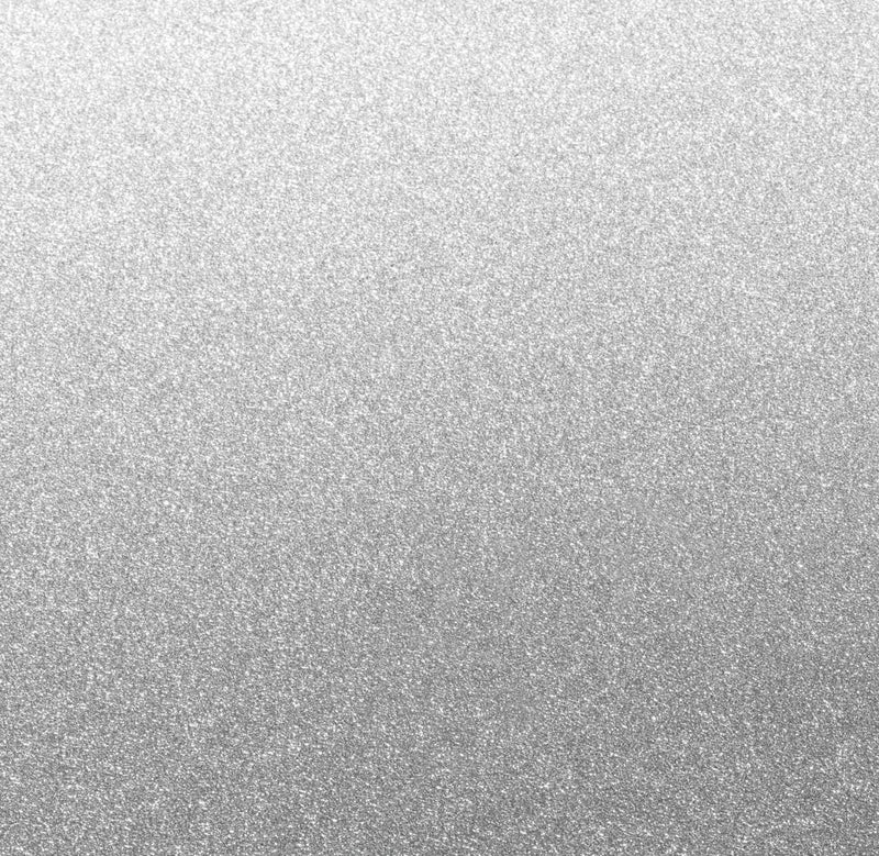 Glitter Silver Vinyl (675mm x 2000mm, Self-Adhesive) – Vinyl Depot UK